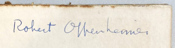 An Open Mind: Robert J. Oppenheimer’s Collection of Books at the ...